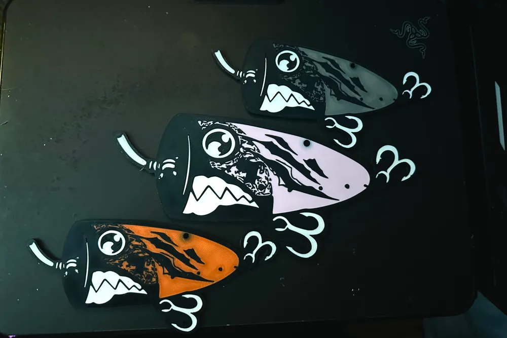 Fish Lure 2D Wall Art by Release The Fleet - MakerWorld