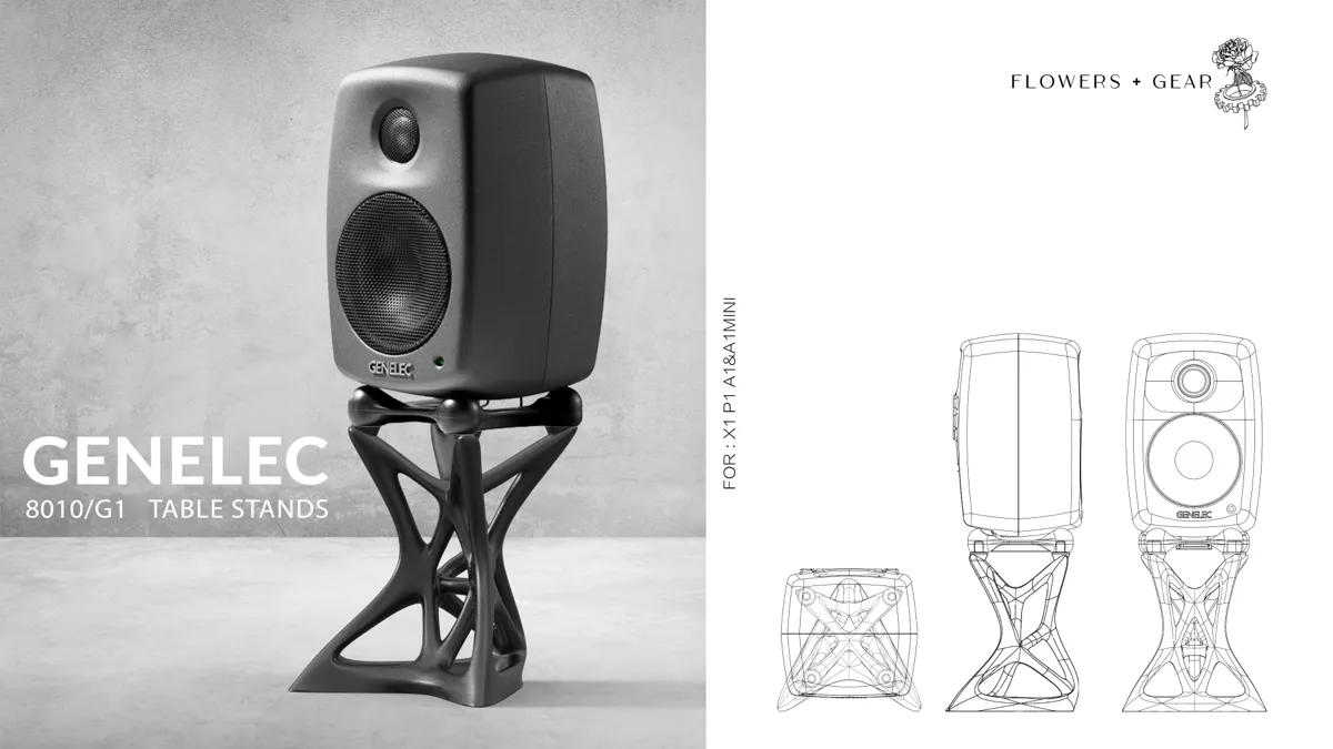 Genelec 8010/G1 Table Stands / Genelec 8010/G1 Desktop Speaker Stands ...