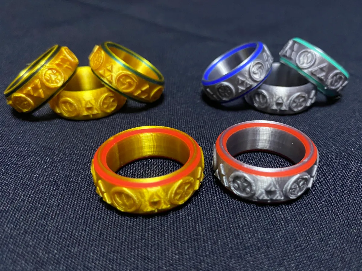 Zelda Triforce & Sages Ring - Free 3D Print Model - MakerWorld