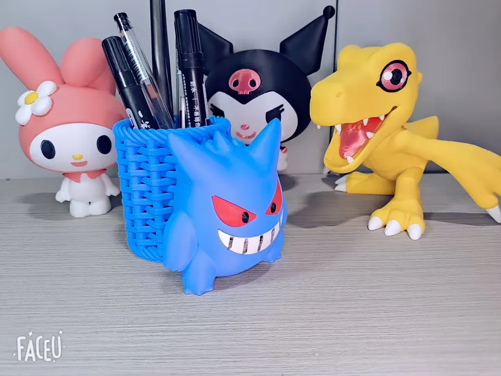 Pokemon Gengar Pen Holder Single Color Print Assembly Version (no AMS ...