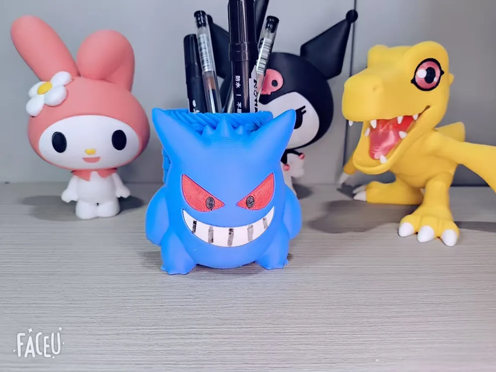 Pokemon Gengar Pen Holder Single Color Print Assembly Version (no AMS ...