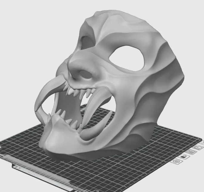 Oni mask V2 by DED Original MakerWorld: Download Free 3D Models