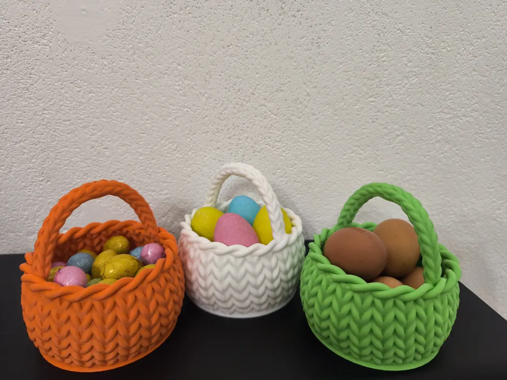 Easter basket NO SUPPORTS - Free 3D Print Model - MakerWorld