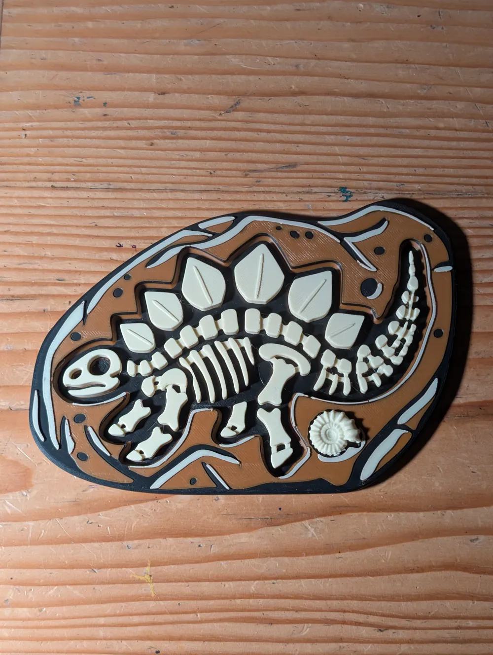 Stegosaurus Puzzle - Dinosaur Fossil by Taposk MakerWorld: Download ...