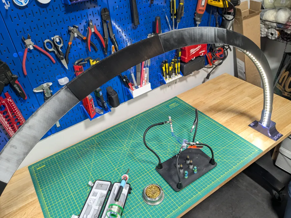 LED Arch Desk Light by Myst MakerWorld: Download Free 3D Models