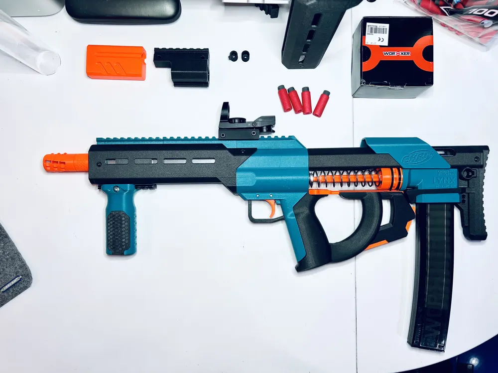 LYNX 300FPS NERF Blaster 2023 - EU Edition (metric) - Free 3D Print ...
