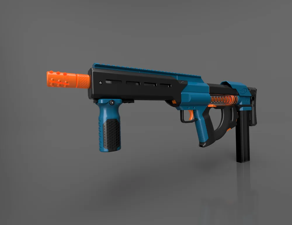 LYNX 300FPS NERF发射器 2023 - 欧盟版 (公制) 二次创作 - 来自 PrintStructor MakerWorld：免费下载 3D 模型