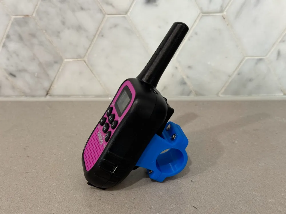 Uniden UH45 Kids Walkie Talkie Bike Mount - Free 3D Print Model ...