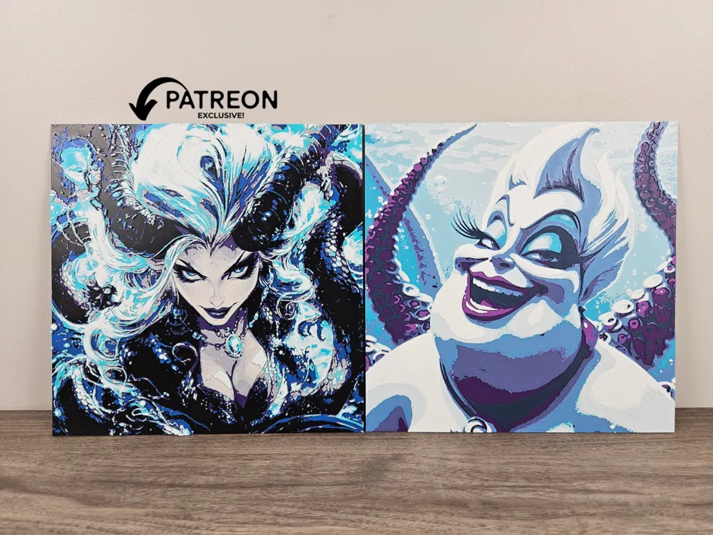 Ursula (Disney Villain Hueforge) by BusyKikiBee MakerWorld: Download ...