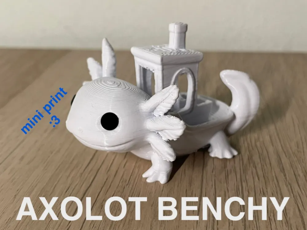 Axolot Benchy - AMS + NO AMS Remixed by 1boch1 MakerWorld: Download ...