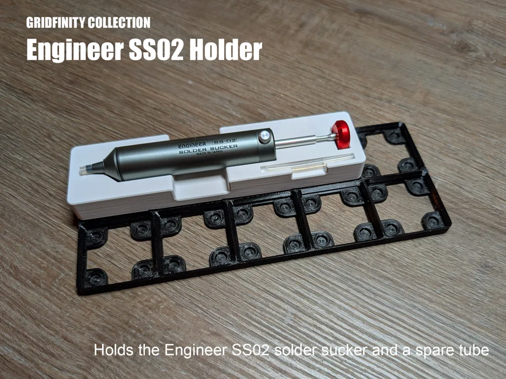 Gridfinity Collection - Engineer SS02 Holder - Free 3D Print Model ...