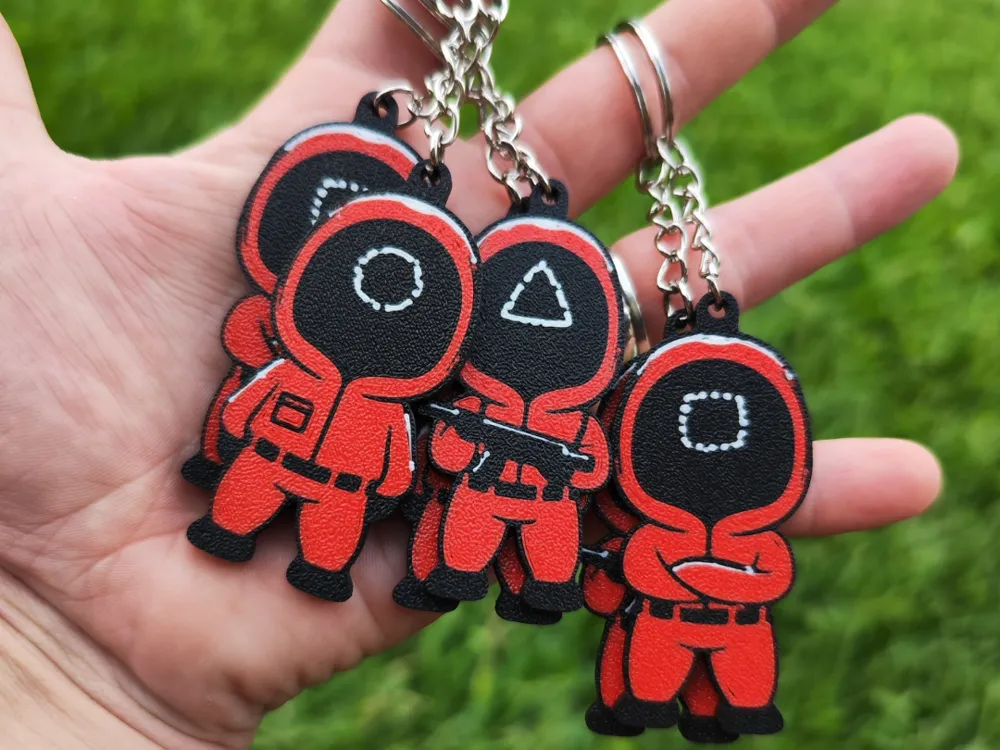 Squid Game Keychain 2025 by Arilopesc7 MakerWorld: Download Free 3D Models
