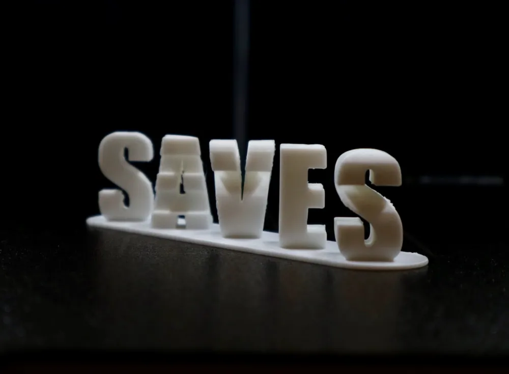 JESUS SAVES - Dual Word Illusion by Bleeding Purple MakerWorld: Download Free 3D Models