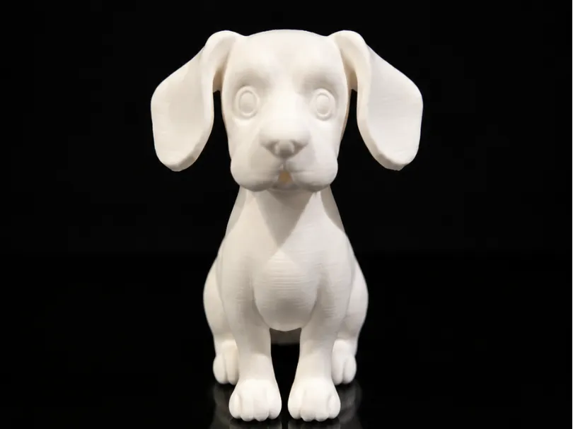 Cute Charming Puppy Sculpture - Free 3D Print Model - MakerWorld