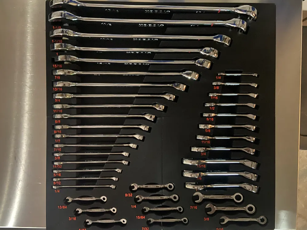 Gridfinity Kobalt Wrench set organizer - Standard by thE_sEffEr ...