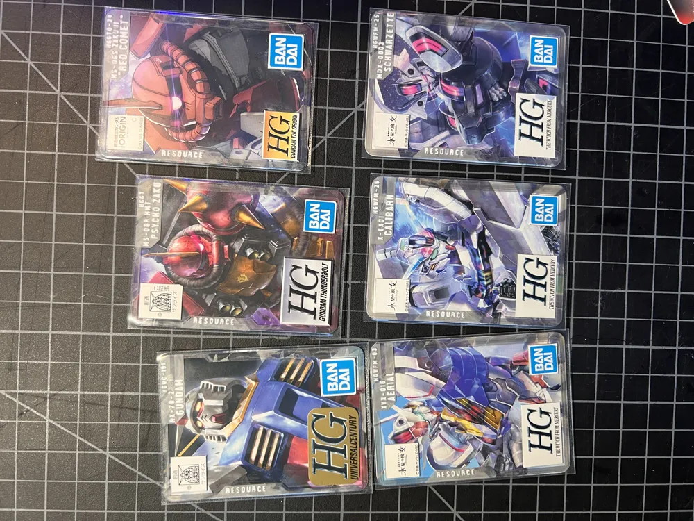 GCG Border Template for Gunpla Box Cards by wragyu MakerWorld: Download ...