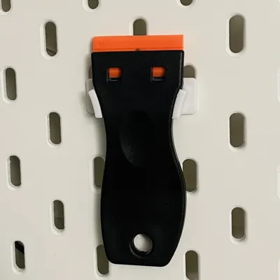 Plastic Razor Blade Scraper Wall Mount Holder by schiko - MakerWorld
