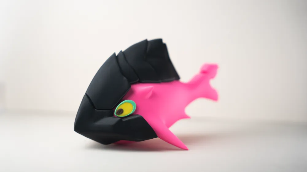 Gekko's Invincible Shark Backpack Charm, Tail Whistle Can Be Blown, No ...