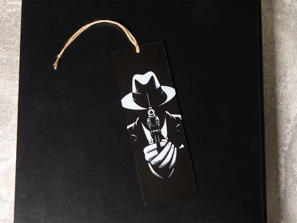 Crime Bookmark #1 (HueForge) by Leif3D - MakerWorld