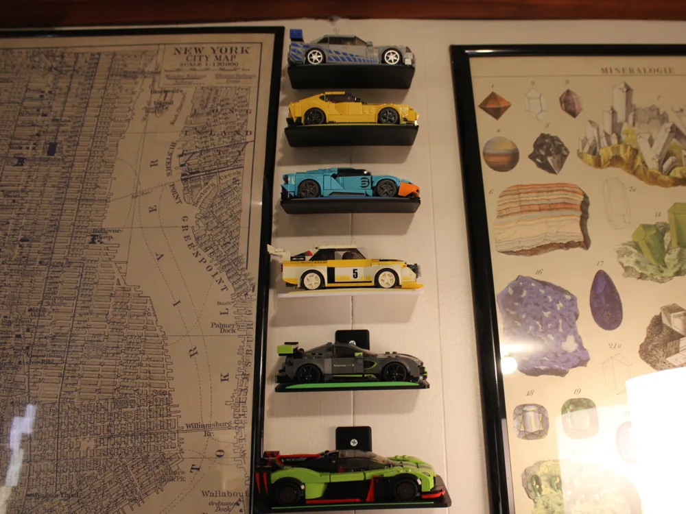 Brick Model Car Wall Display - Speed Champions by Akelyte MakerWorld ...
