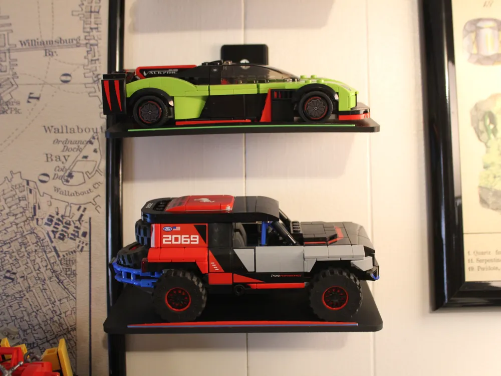 Brick Model Car Wall Display - Speed Champions by Akelyte MakerWorld ...