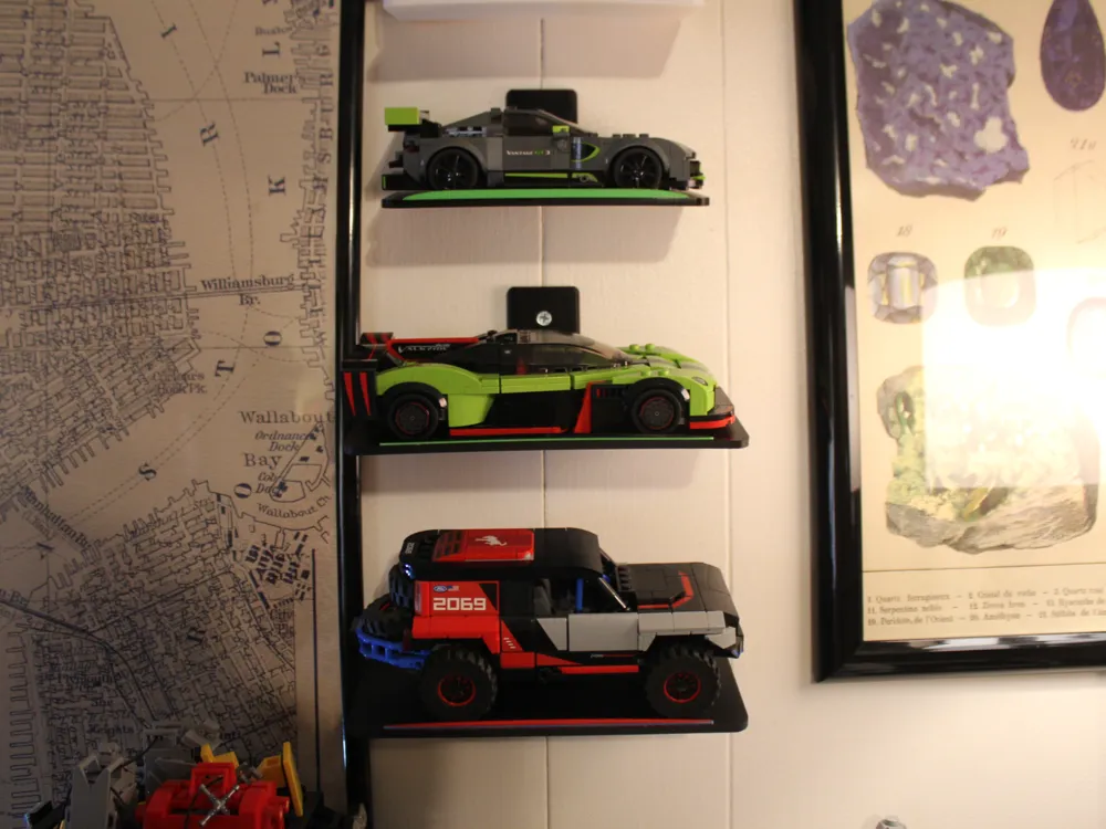 Brick Model Car Wall Display - Speed Champions by Akelyte MakerWorld ...