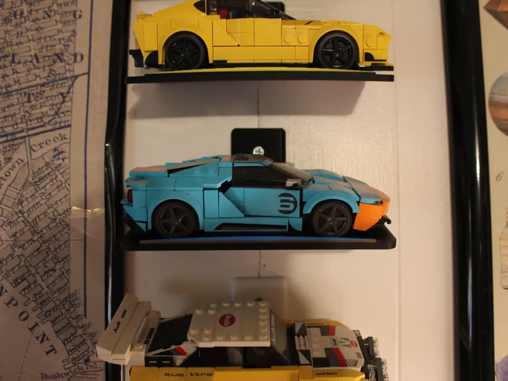 Brick Model Car Wall Display - Speed Champions by Akelyte MakerWorld ...