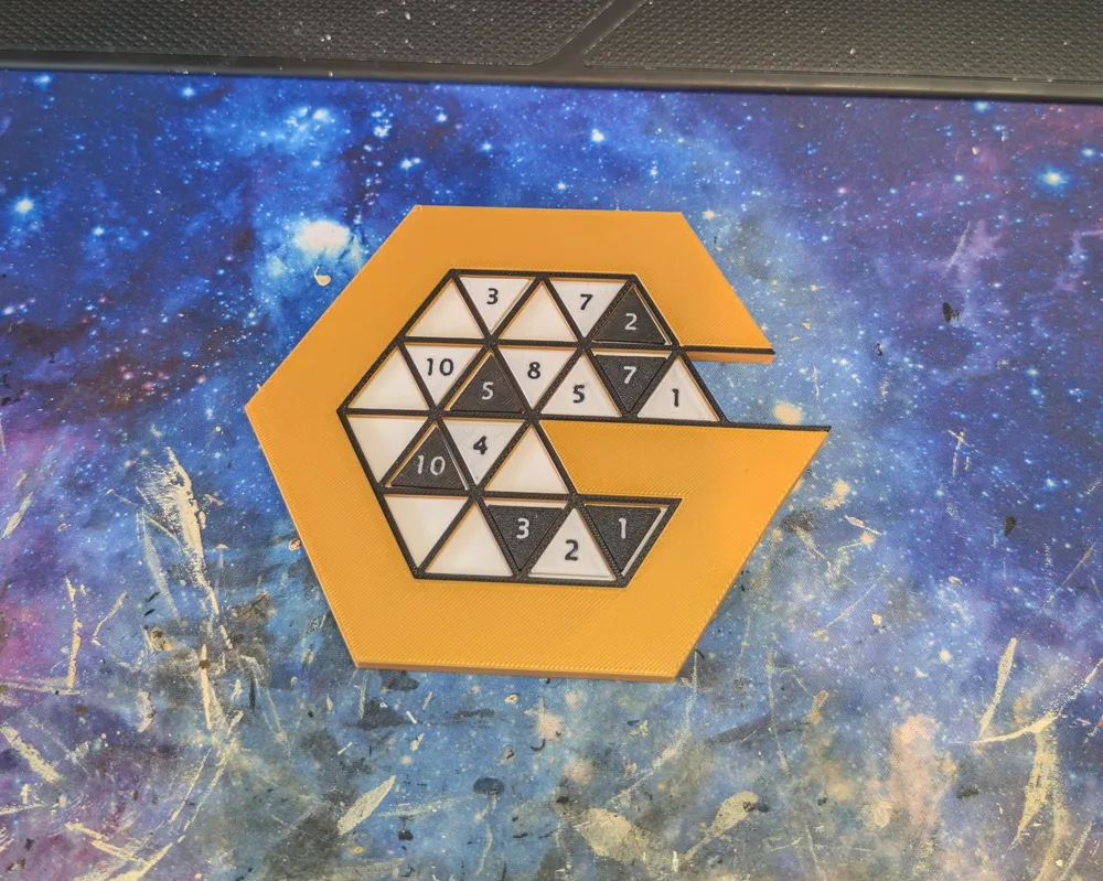Golden Triangle, Genius Game - Free 3D Print Model - MakerWorld