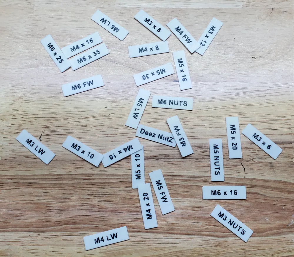 Gridfinity Extended Clicky Labels! (+Bonus Bin) by Bravo_Two MakerWorld ...