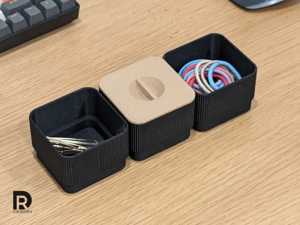 Stylish Stackable Boxes with a ribbed outer design by ...