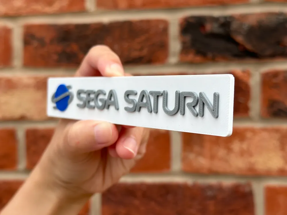 Sega Saturn Logo by FatDog - MakerWorld