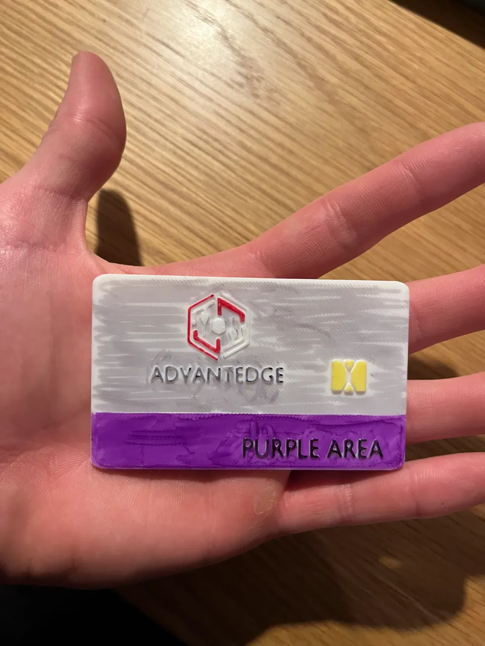Purple Keycard by Oscar dlP MakerWorld: Download Free 3D Models
