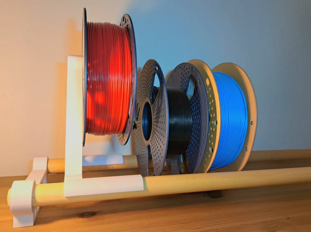 Filament spool holder for 25 mm rods by Erik - MakerWorld