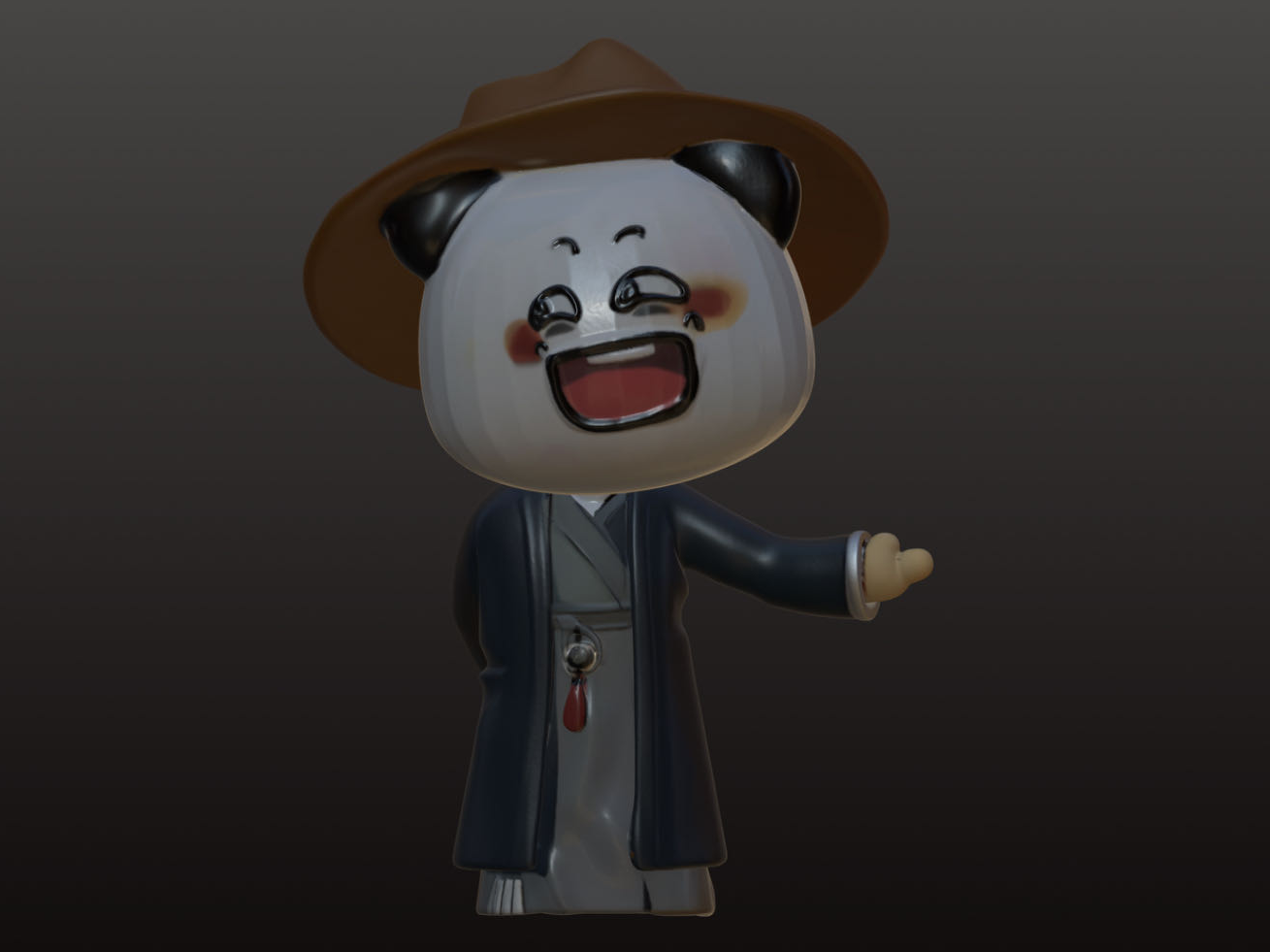 Silly Animation Shrimp Man Figurine Panda Man by user ...