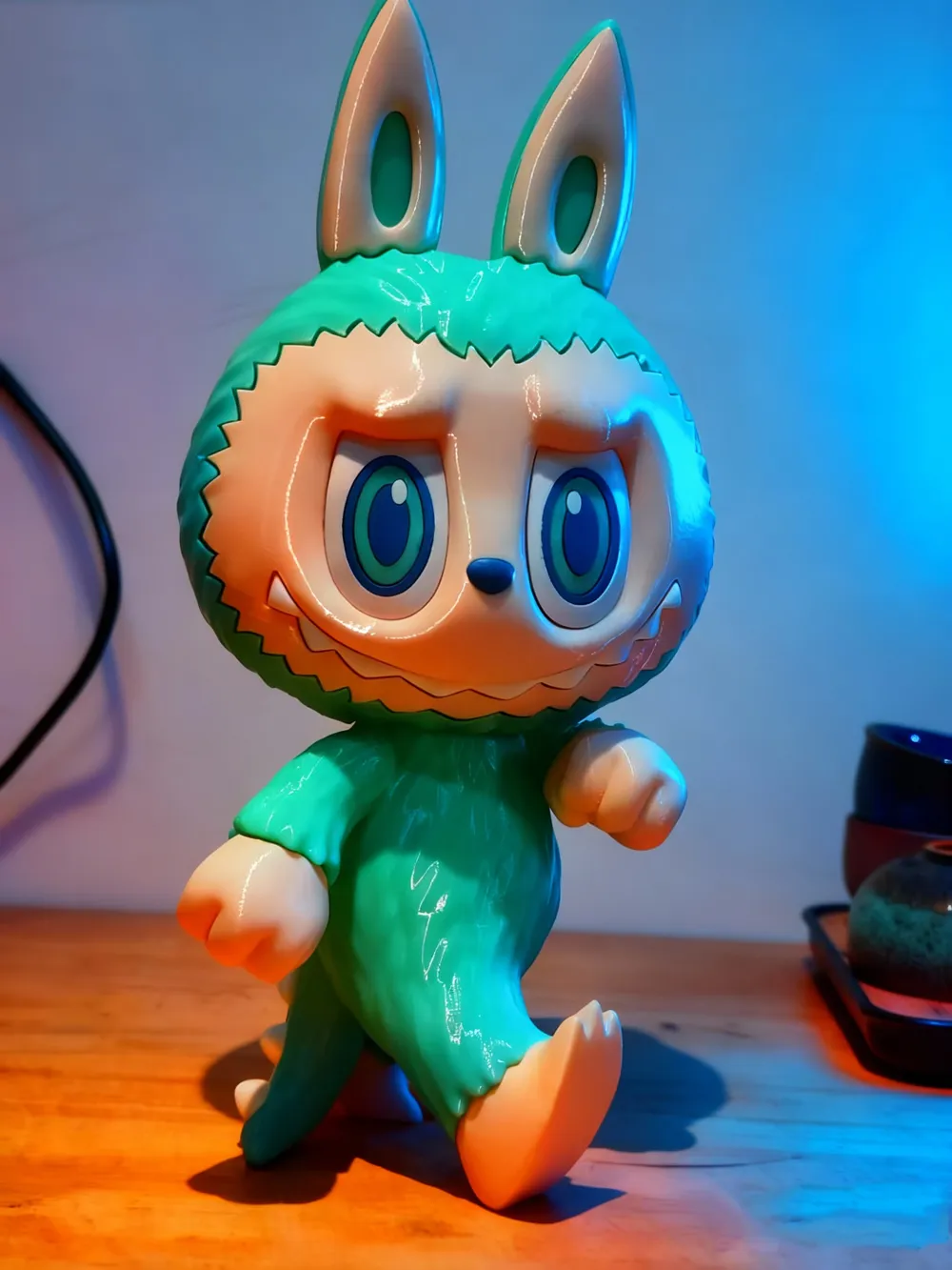 Labubu Bubble Mart Fair Exclusive abubu molly mokoko Zimomo Turquoise blue by 王铁锤 MakerWorld ...