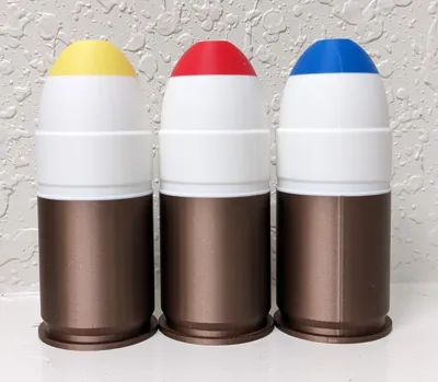 40mm Smoke Grenade Launcher Round | Print in Place by Rexi Labs ...