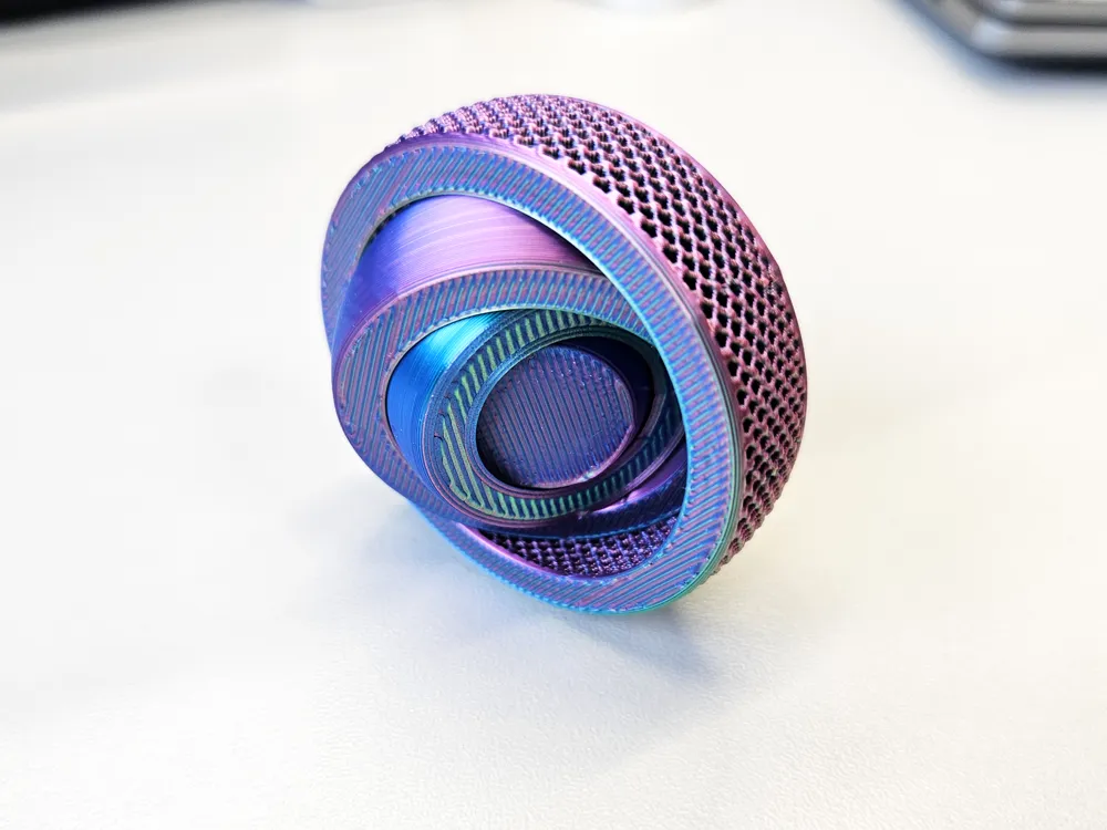 Net Gyro Fidget Spinner (Print-in-Place) - Free 3D Print Model - MakerWorld