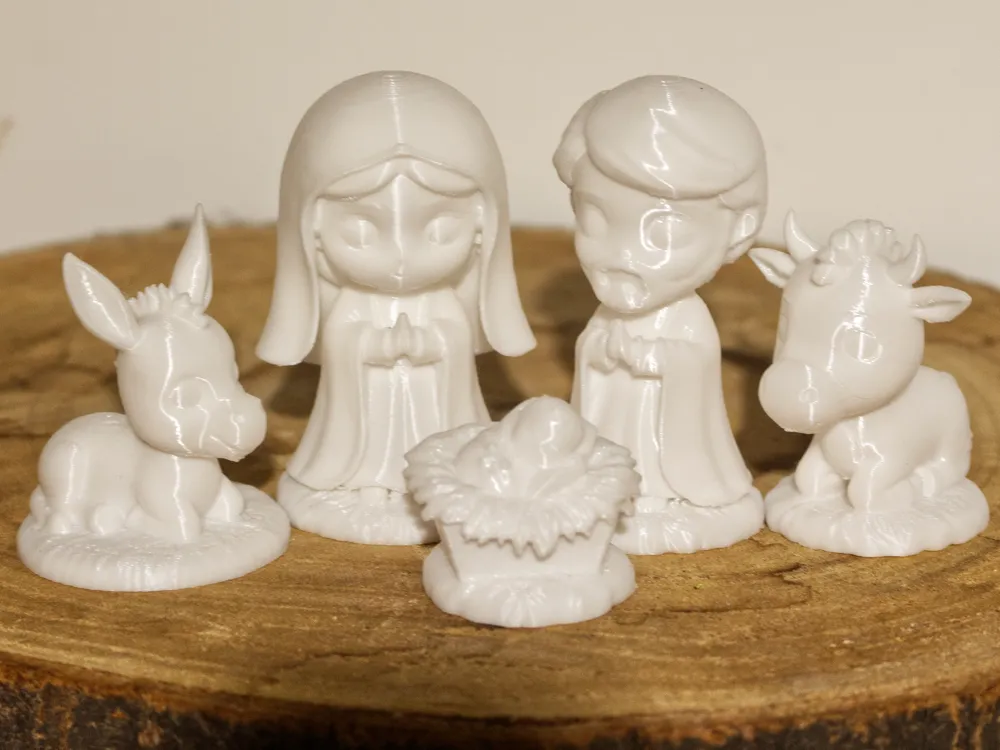 Baby Jesus in the Manger – Nativity Miniature - Free 3D Print Model ...