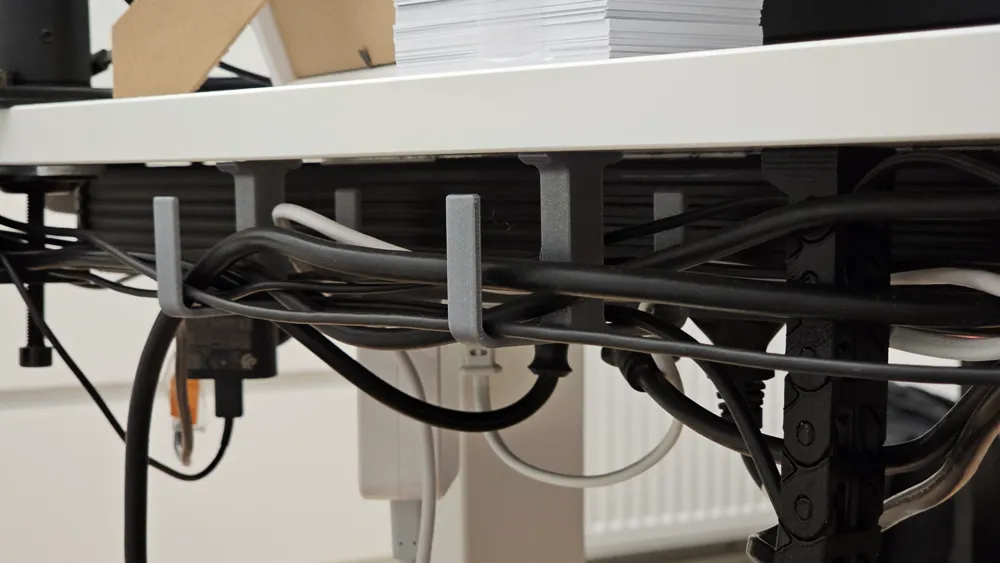 T-Hook Under Desk Cable Management (only 10 gr.) by tan.nguyen ...