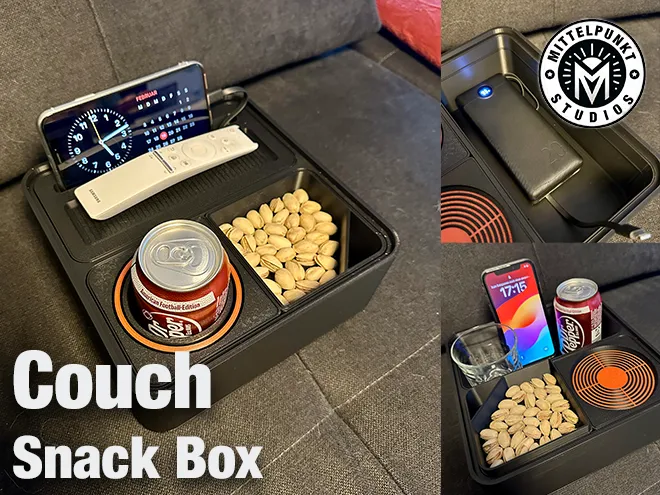 Couch Snack Box by Mittelpunkt Studios MakerWorld: Download Free 3D Models