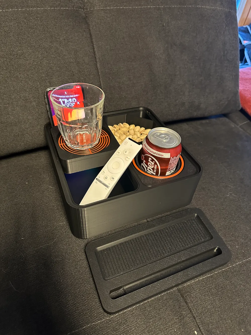Couch Snack Box - Free 3D Print Model - MakerWorld