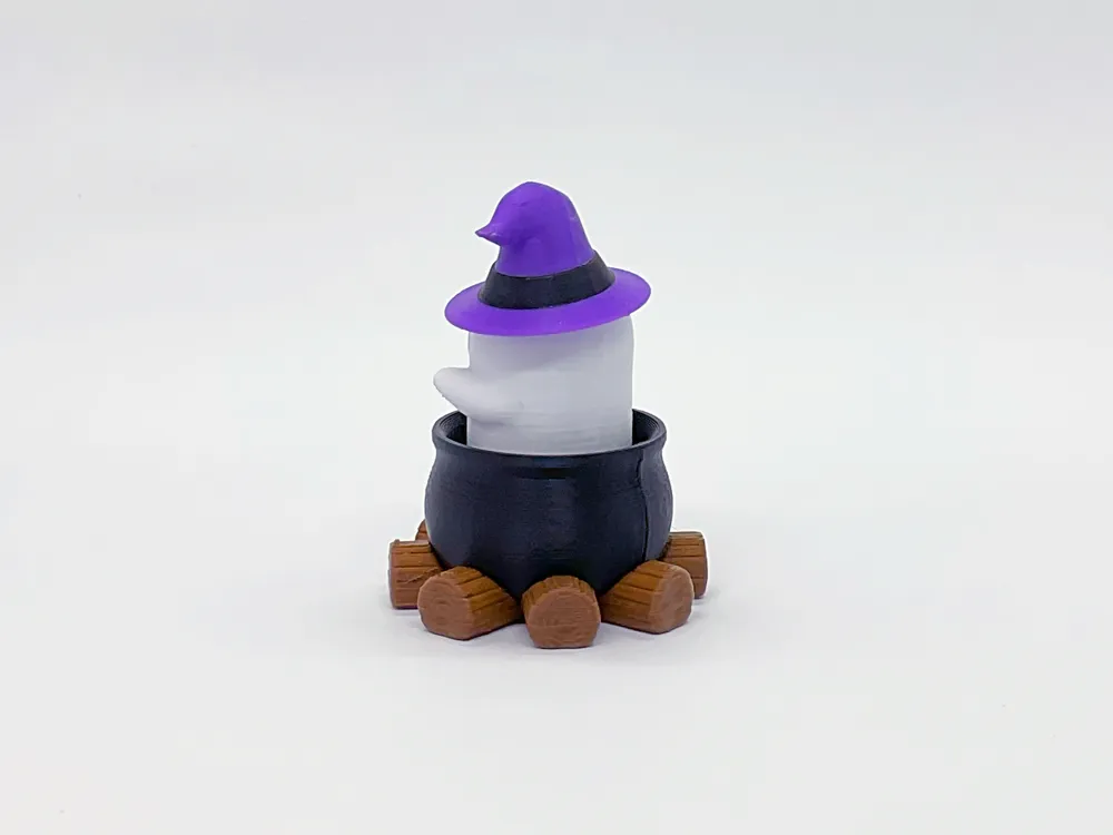 WITCH GHOST CLICKER - Free 3D Print Model - MakerWorld