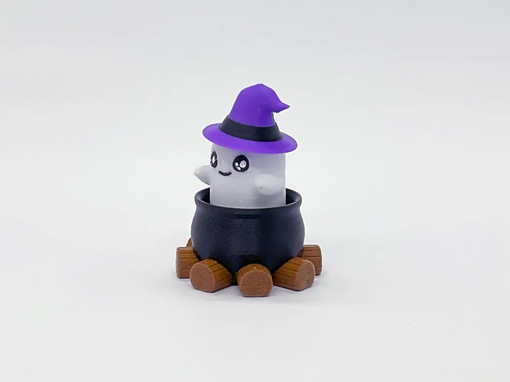 WITCH GHOST CLICKER - Free 3D Print Model - MakerWorld
