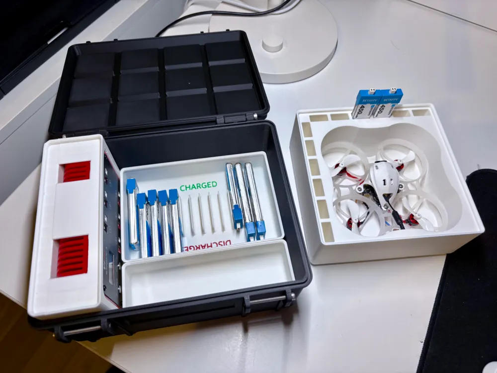 75mm Tinywhoop Gridfinity inserts for Rugged Case by Vtols MakerWorld ...