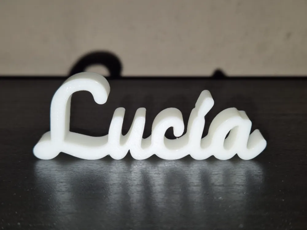 Lucía Name Sign Display Decor by GabT - MakerWorld