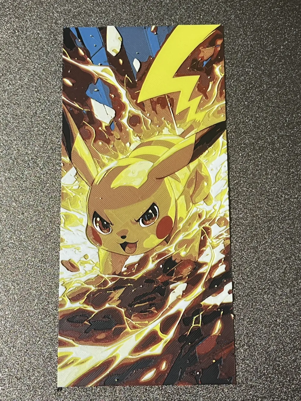 Pikachu Thunder Charge Pokemon Hueforge by FantasyZ MakerWorld ...