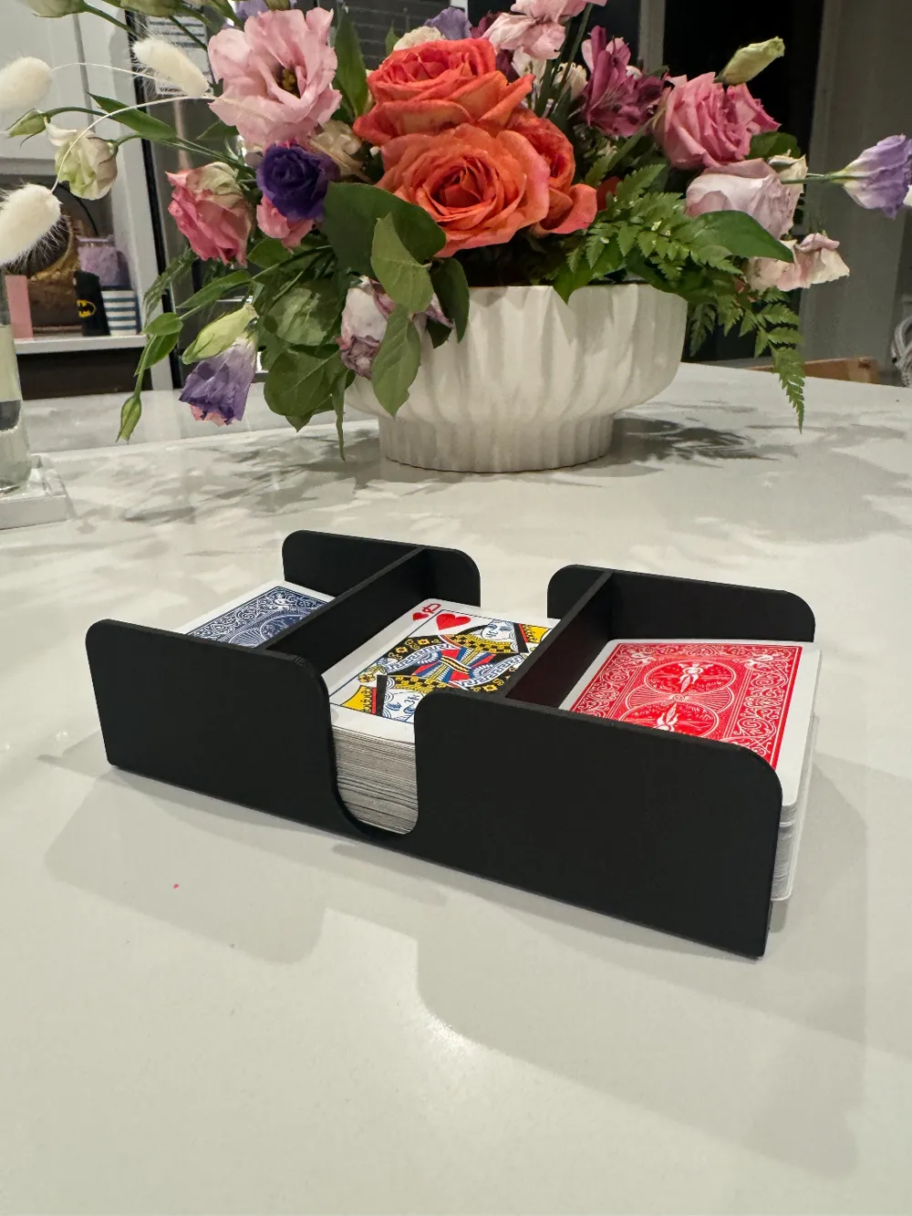 3 Slot Card Deck Holder, holds 4+ decks of cards by Adam MakerWorld ...