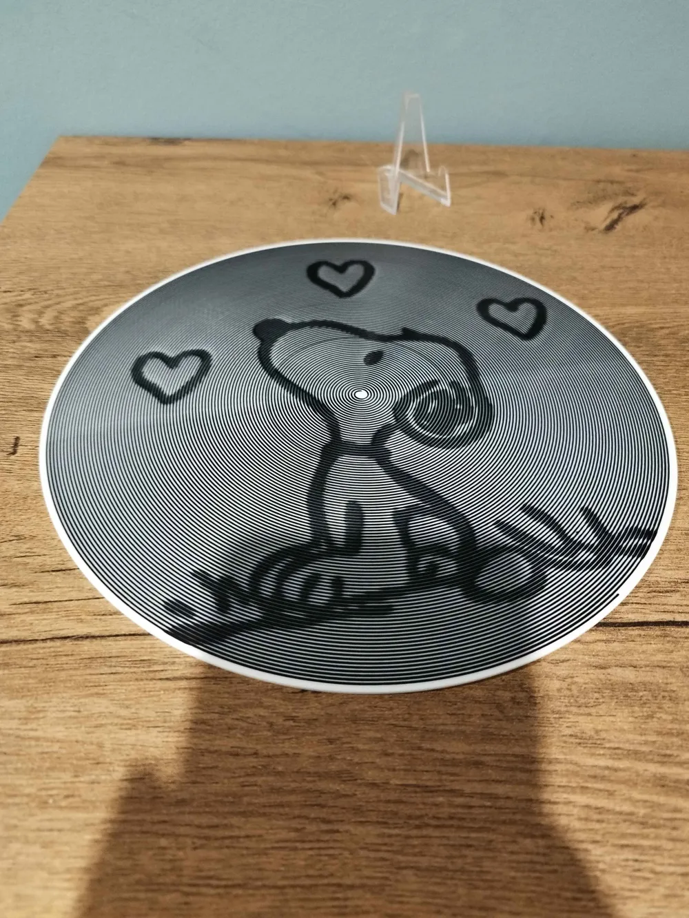 Snoopy Frame – Vinyl Style Single Line Wall Art - Free 3D Print Model ...