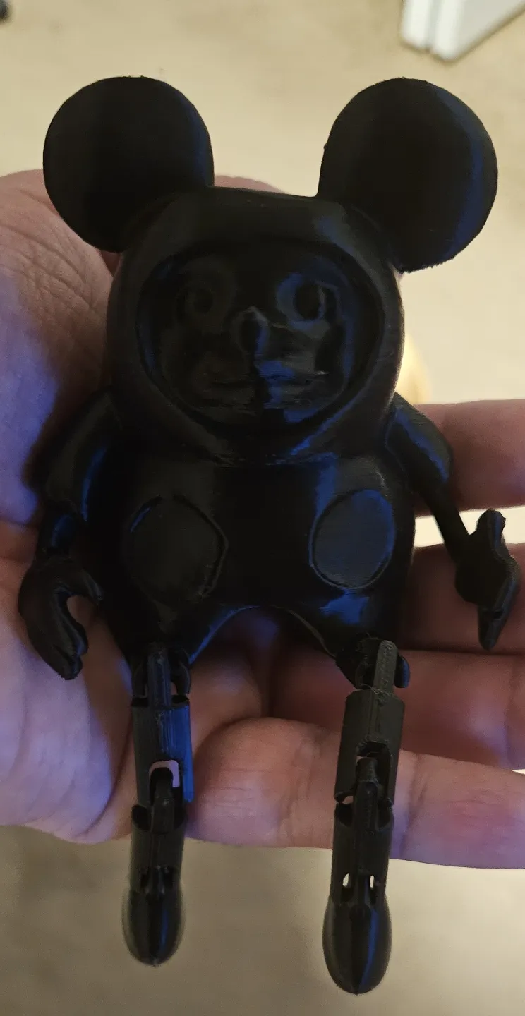 Cursed Mickey Mouse With Articulated Legs - Free 3D Print Model ...