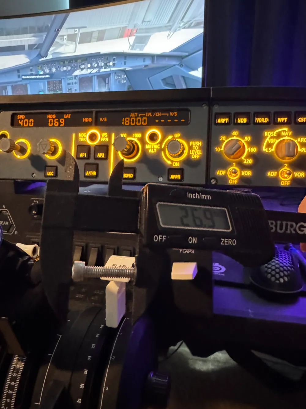 Winwing FCU to Honeycomb Bravo mounting brackets by Project Open ...